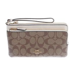 Coach Clutch Damen Größe One Size Second Hand beige