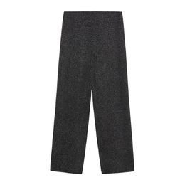 Mango Hose 'XBLUTI' Damen Gr&ouml;&szlig;e 44 schwarz / silber