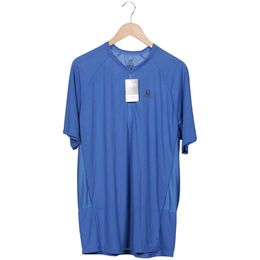Salomon T-Shirt Herren Gr&ouml;&szlig;e XXL Second Hand blau