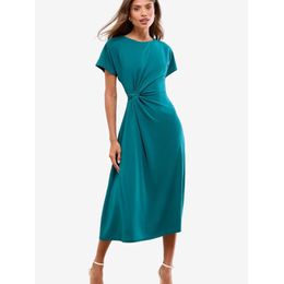 Lipsy Kleid Damen Größe 38 cyanblau Winterkleid