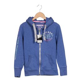 Superdry Kapuzenpullover Damen Größe M Second Hand blau