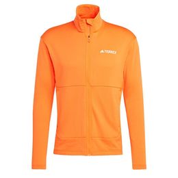 adidas terrex Athletic Fleece Jacket male Orange size XXXL