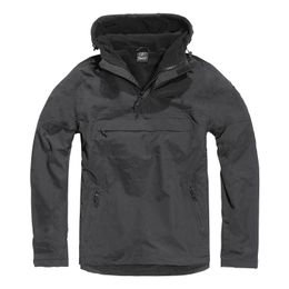 Brandit Windbreaker Anorak Schwarz (Gr&ouml;&szlig;e: S)