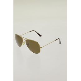 Ray-Ban Sonnenbrille Damen Gr&ouml;&szlig;e One Size Second Hand gold