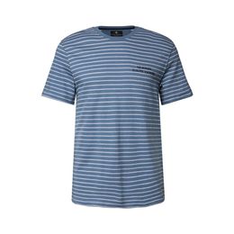 Street One MEN T-Shirt Herren Größe XL blau / weiß