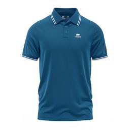 FORSBERG Poloshirt 'Magnuson' Herren Größe L blau / weiß