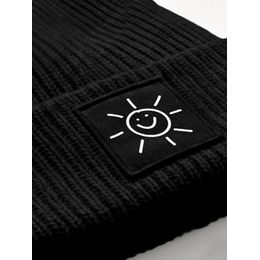 Neverless Beanie 'Sonne' male Black size Onesize
