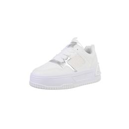 Ital-Design Sneaker Damen Größe 37 silber / weiß