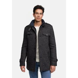 INDICODE Jeans Between-Seasons Coat 'Brandon' male Grey size L