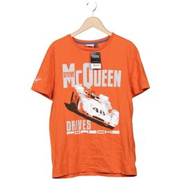 Porsche Design T-Shirt Damen Größe L Second Hand orange
