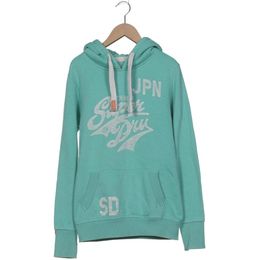 Superdry Kapuzenpullover Damen Größe M Second Hand türkis