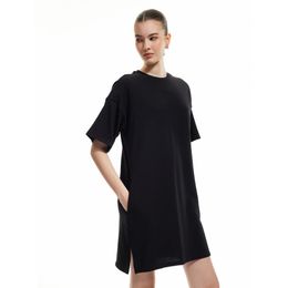 KOTON Kleid Damen Größe 38 schwarz Winterkleid