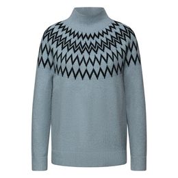 Street One Pullover Damen Gr&ouml;&szlig;e XXL blaumeliert / schwarz