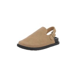 Ital-Design Clogs Damen Größe 41 hellbraun