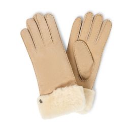 Pearlwood Fingerhandschuhe 'Emma' Damen Größe M beige