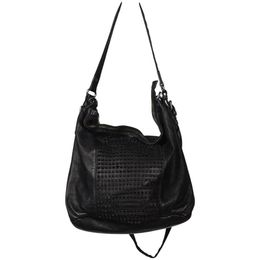 FREDsBRUDER Handtasche gross Leder Damen Größe One Size Second Hand schwarz