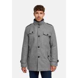 INDICODE Jeans Between-Seasons Coat 'Brandon' male Grey size XL