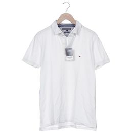 Tommy Hilfiger Poloshirt Herren Größe L Second Hand weiß