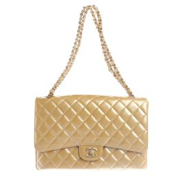 Chanel Schultertasche / Umh&auml;ngetasche Damen Gr&ouml;&szlig;e One Size Second Hand gold