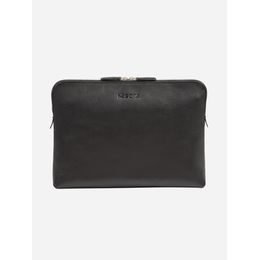 Negotia Leather Laptop Bag 'Carry All 14''' male Black size One Size