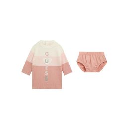 Guess Set: Kleid und Höschen Mädchen Größe 92 hellbeige / rosé / altrosa / silber
