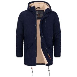 INDICODE Jeans Winter Jacket 'Ledley' male Blue size M