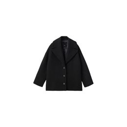 Mango Between-Seasons Coat 'Love' female Black size S