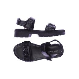 Tom Tailor Sandalen Damen Gr&ouml;&szlig;e 38 Second Hand schwarz