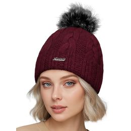 Neverless Beanie 'Katy' female Red size Onesize