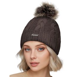 Neverless Beanie 'Katy' female Brown size Onesize