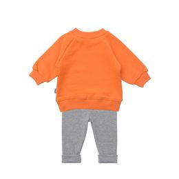 Liliput Sweatshirt und Leggings 'Little Pumpkin K&uuml;rbis' Jungen Gr&ouml;&szlig;e 98/104 grau / orange