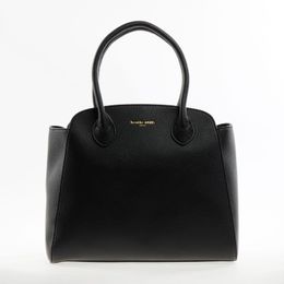 Schwarze Anna Tote Bag mit Logo
