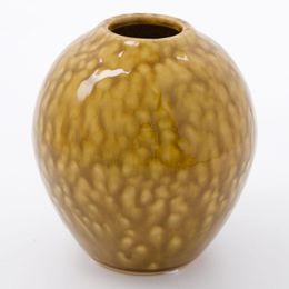 Broste Copenhagen Hellbraune Vase aus Keramik 14x14,5cm