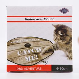 Braunes Undercovermouse-Katzenspielzeug 60cm