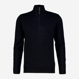 INDICODE Schwarzer Pullover mit Reißverschluss