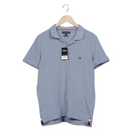 Tommy Hilfiger Poloshirt Herren Größe L Second Hand hellblau