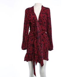 Zadig & Voltaire Zadig & Voltaire Kleid Damen Gr&ouml;&szlig;e S Second Hand bordeaux
