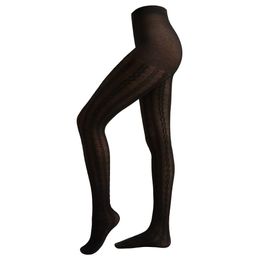 CALZEDONIA Tights female Black size XS/S