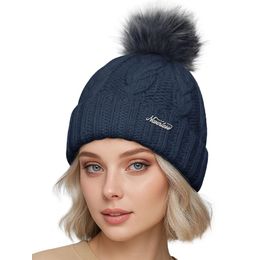 Neverless Beanie 'Caren' female Blue size Onesize