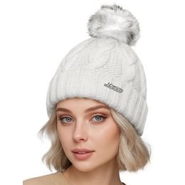 Neverless Beanie 'Caren' female White size Onesize