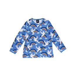 Villervalla Shirt 'Regenbogen Peace' boy Blue size 128