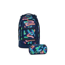 Satch Rucksack Mädchen Größe 11 cm x 8 cm x 2cm rauchblau