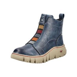 Mustang Stiefelette Damen Größe 38 marine / hellgrau / schwarz Winterschuhe
