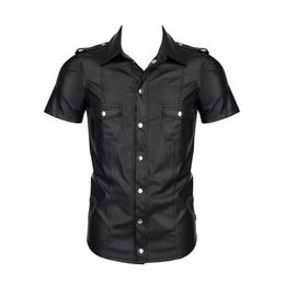 Regnes Fetish Planet Shirt 'Luca' male Black size S