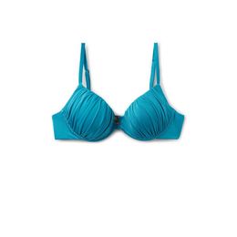 CALZEDONIA Bikini Top female Blue size 80A/75B/70C