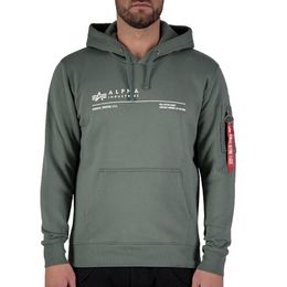 Alpha Industries Sweatshirt 'Al Reflective' male Green size L