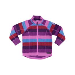Villervalla Athletic Fleece Jacket 'Sterne' boy Purple size 86