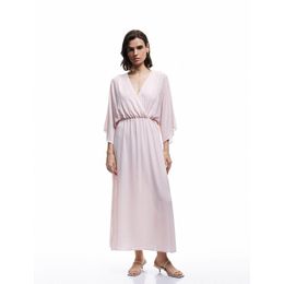 KOTON Kleid Damen Gr&ouml;&szlig;e 44 rosa Winterkleid