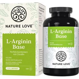 Love Nature Nature Love L-Arginin Base Kapseln 180 St