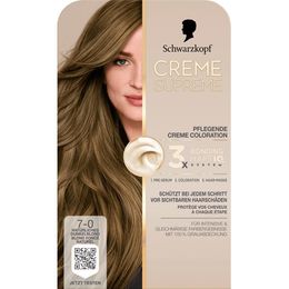 Schwarzkopf CREME SUPREME Haarfarbe 7-0 Natürliches Dunkelblond
